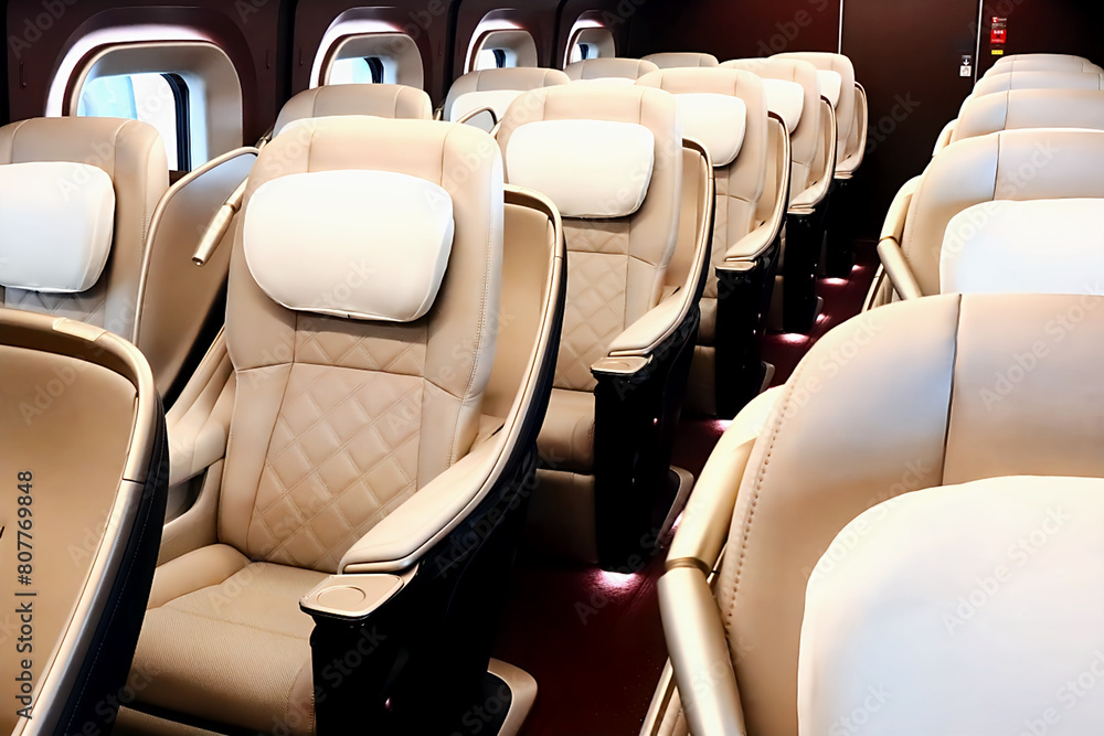 Inside of the JR East Hokuriku Shinkansen, Bullet Train at Tsuruga ...