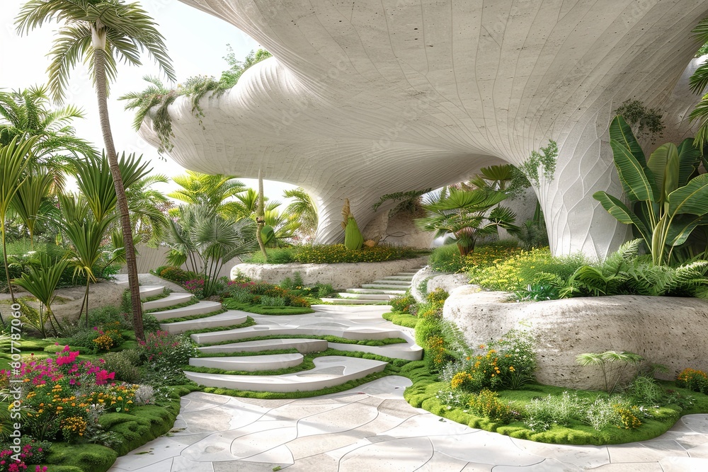 Biomimicry-Inspired Sustainable Community Center: Leaf-Structured ...