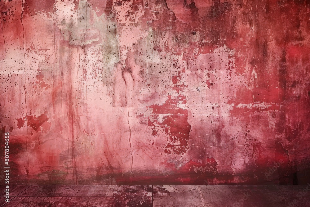 Vector illustration red grunge texture background, silhouette ...