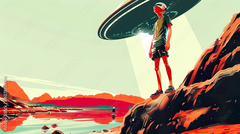 Alien civilization, celestial beings, human reaction to cosmic ...