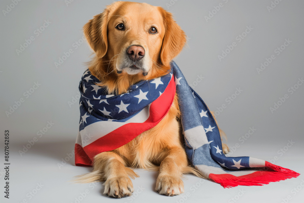 puppy with a red scarf, Remove the background from the image of the dog ...