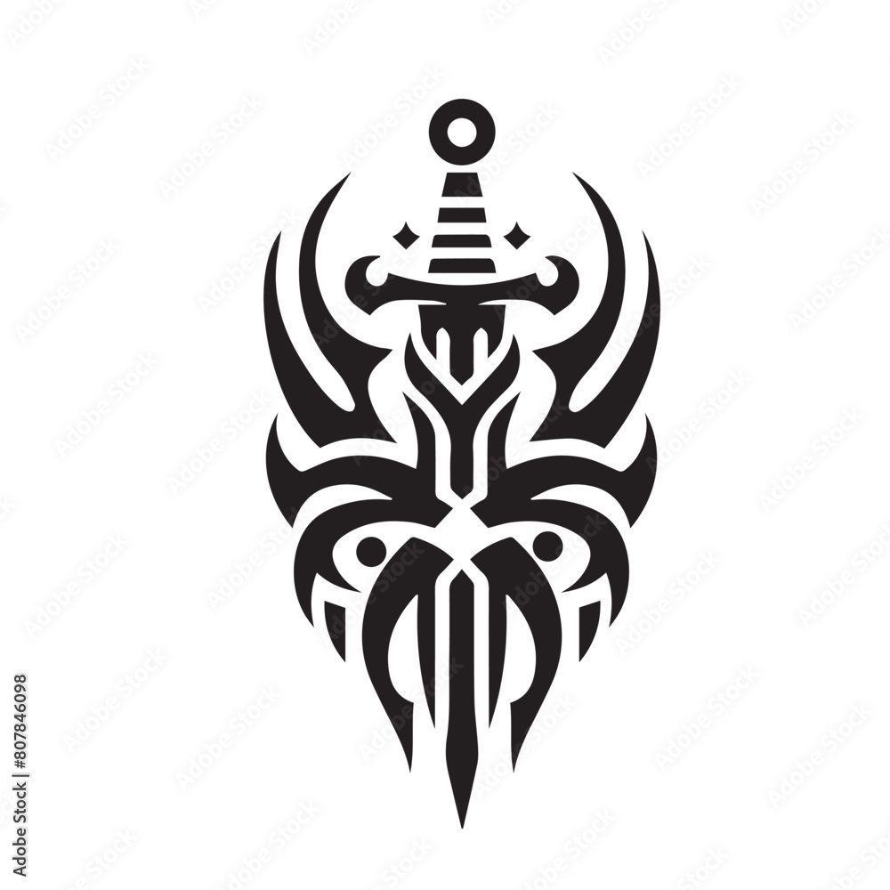 Tattoo And T Shirt Design Black And White Hand Drawing Beautiful ...