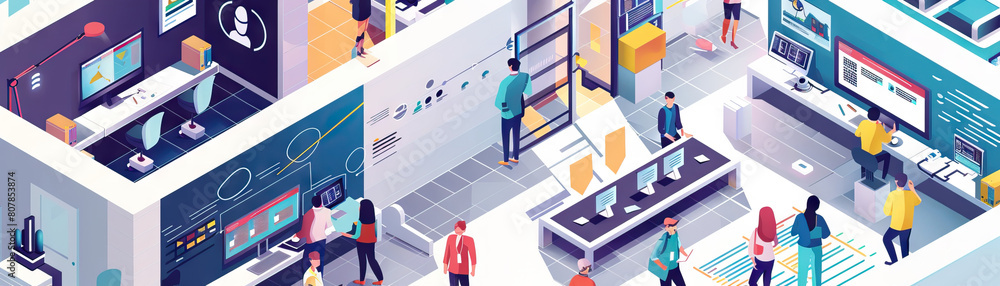 Digital Education Platform Office Floor: Showing virtual classrooms ...