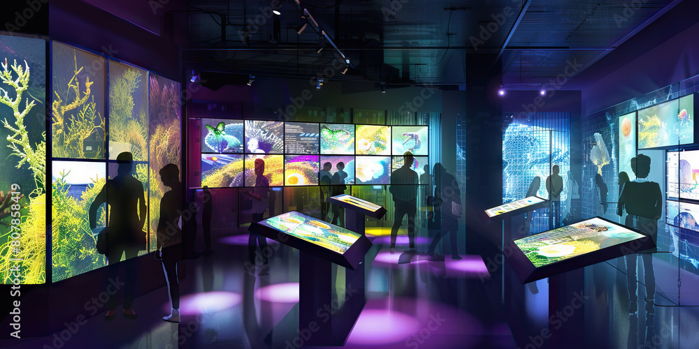 Interactive Museum Exhibition Design Studio Floor: Displaying exhibit ...