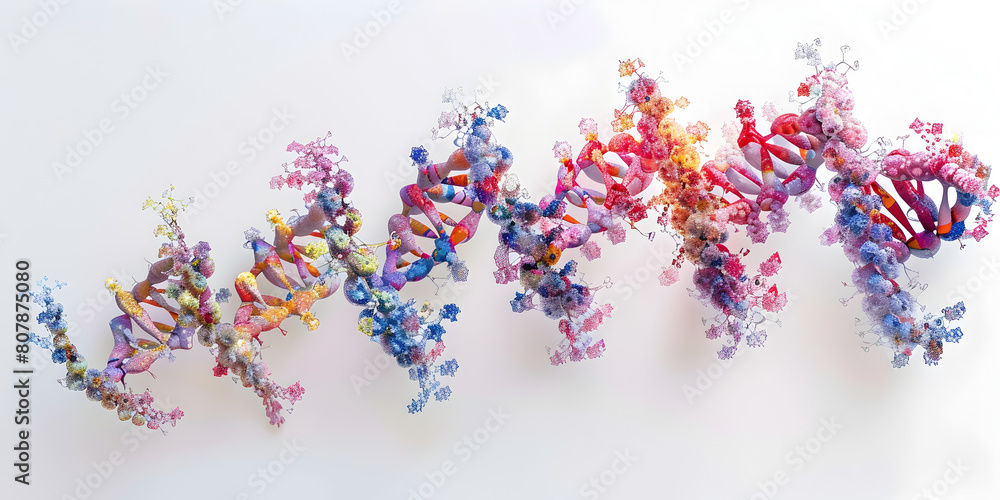 Molecular Biology Diagram Present Type Of The Enzyme Linked,DNA Flexibility in Cells . Stock ...
