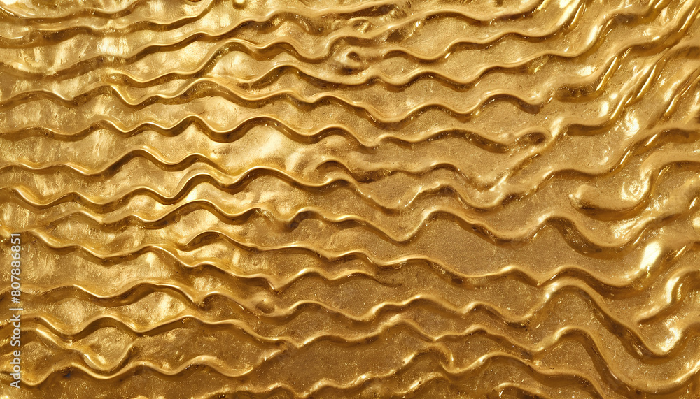 Seamless pattern of molten liquid gold metallic texture background ...