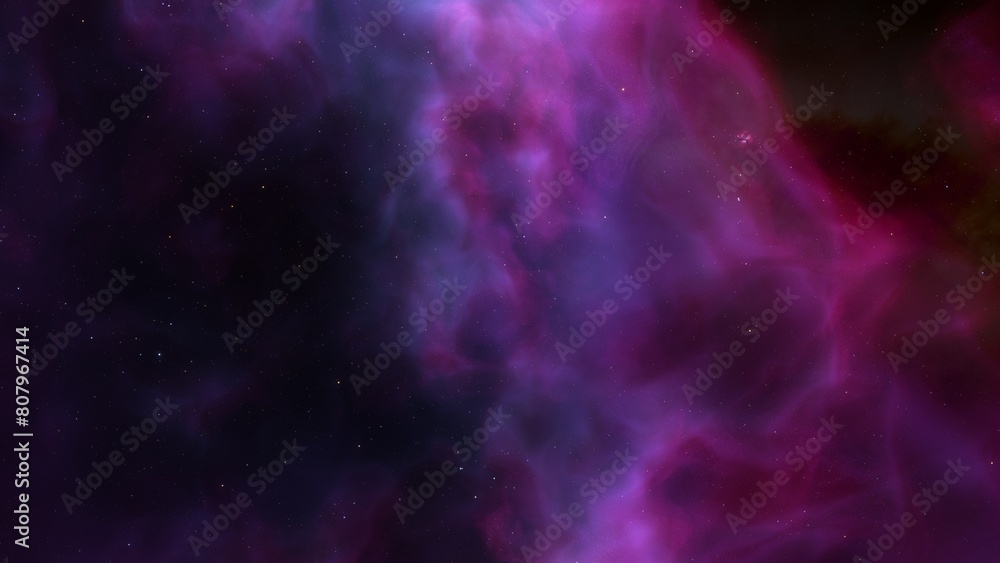 red-violet nebula in outer space, horsehead nebula, unusual colorful ...