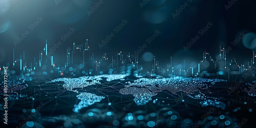 Global Stock Market Interconnections: A Minimalist Digital World Map ...