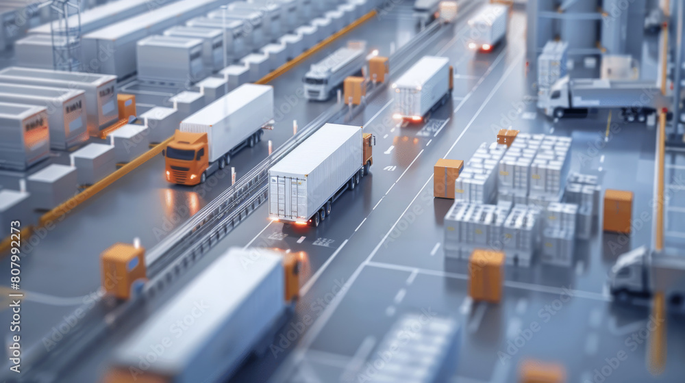 Industrial logistics and supply chain management involve coordinating ...