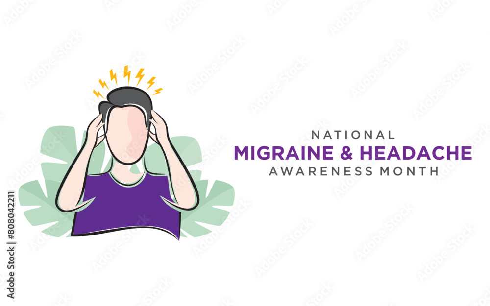 National Migraine & Headache Awareness Month is observed in June. The ...