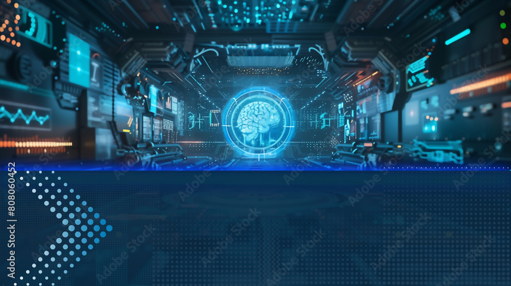 Blue futuristic tech backdrop with glowing light points resembling a ...