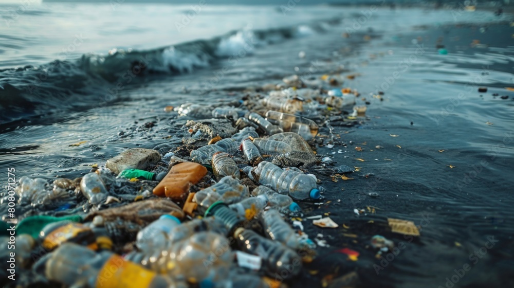 Seawater pollution, serious ocean pollution, marine garbage, World ...