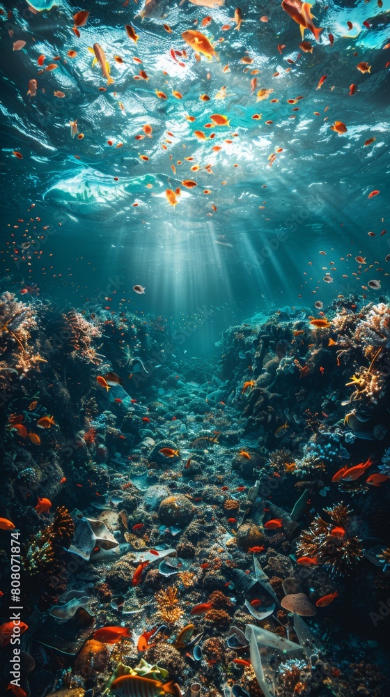 Seawater pollution, serious ocean pollution, marine garbage, World ...