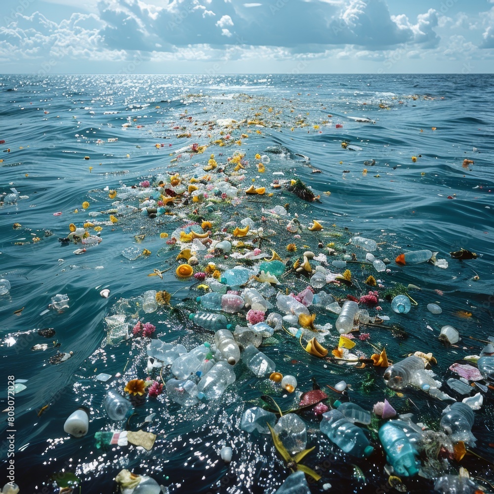 Seawater pollution, serious ocean pollution, marine garbage, World ...