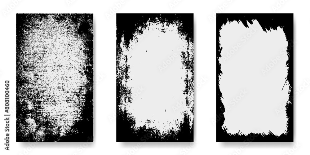 Realistic distressed edge paper texture overlay for album cover art ...