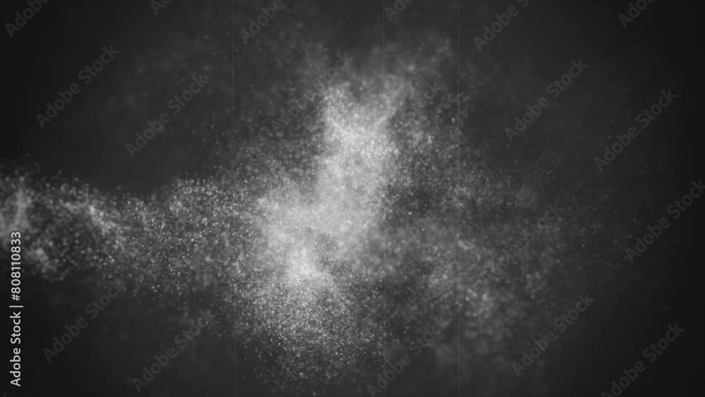 Abstract Vintage Particles Background/ Animation of an abstract black ...