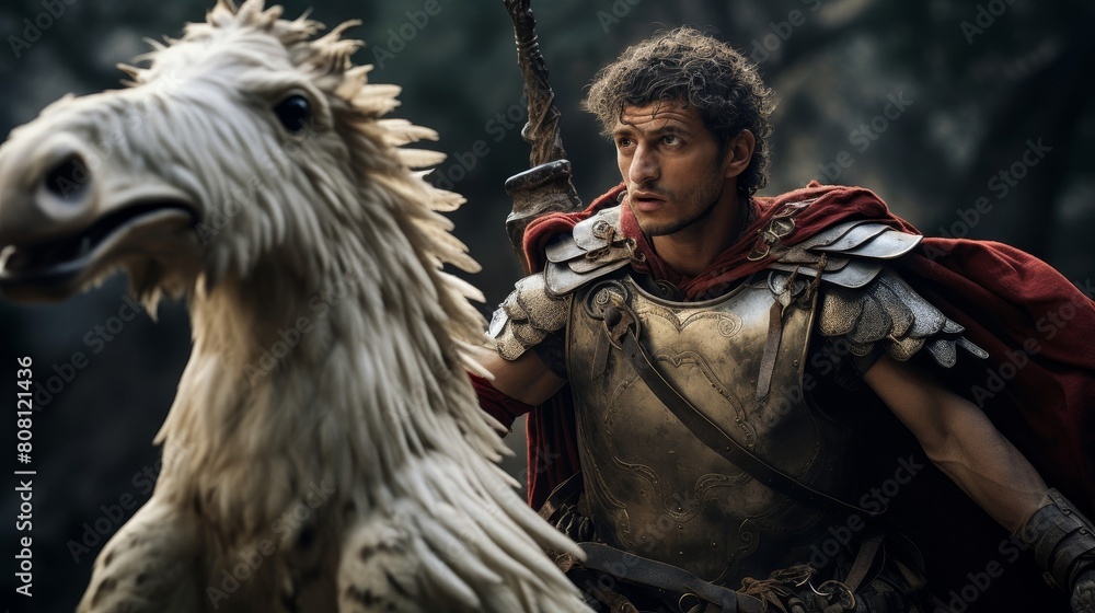 Roman Legionnaire encounters mythical creature in remote expedition ... Roman Legionnaire encounters mythical creature in remote expedition ...