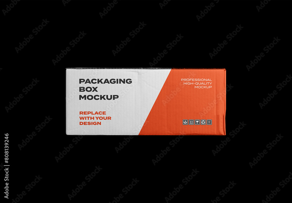 Box Pack Package Identity Branding Texture Paper Cardboard Delivery ...