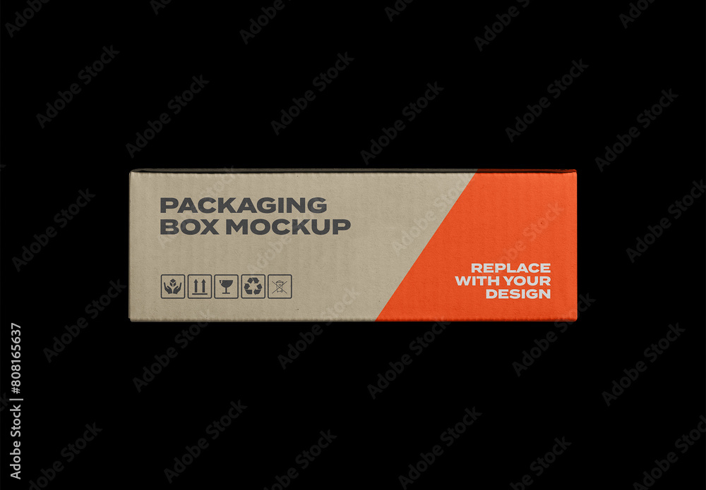 Box Pack Package Identity Branding Texture Paper Cardboard Delivery ...