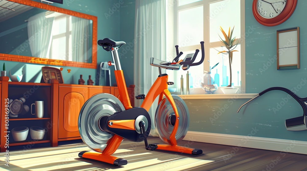 Cartoon exercise bike , Download free cartoon exercise bike ...