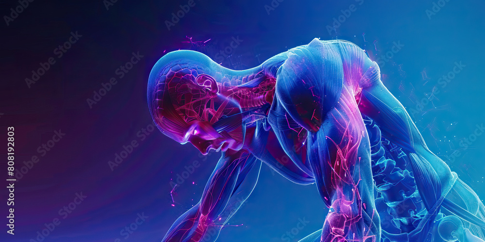 Muscle Strain Suffering: The Tense Muscles and Limited Range of Motion ...