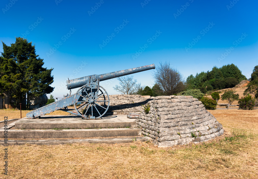 Long Tom Monument, history, Mpumalanga, South Africa, a French field ...