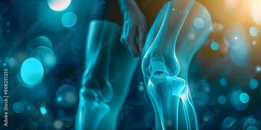 Patella Bone Highlighted Resulting in Severe Knee Pain and Restricted ...
