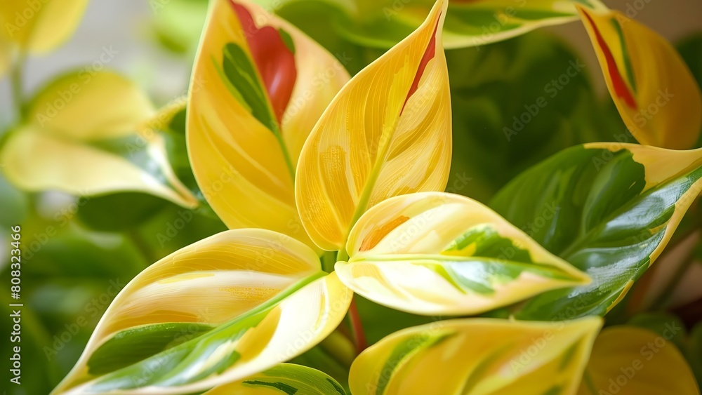 Philodendron Ring of Fire: A Rare Houseplant with Variegated Leaves ...