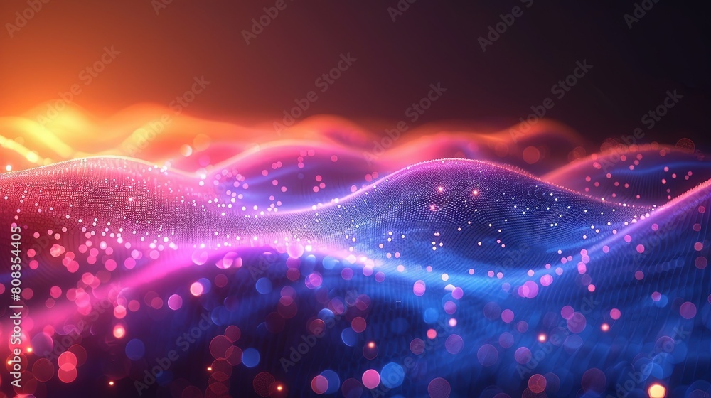 tech gradient background with purple and blue colors, simple shapes ...