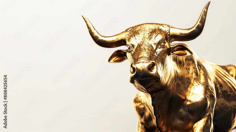 Testimonial photo of the awe-inspiring Golden Bull statue white ...