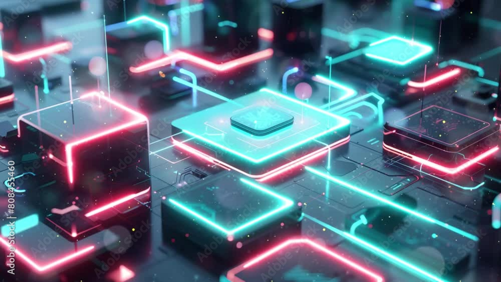 cyber and technology background concept with modern digital tech device ...