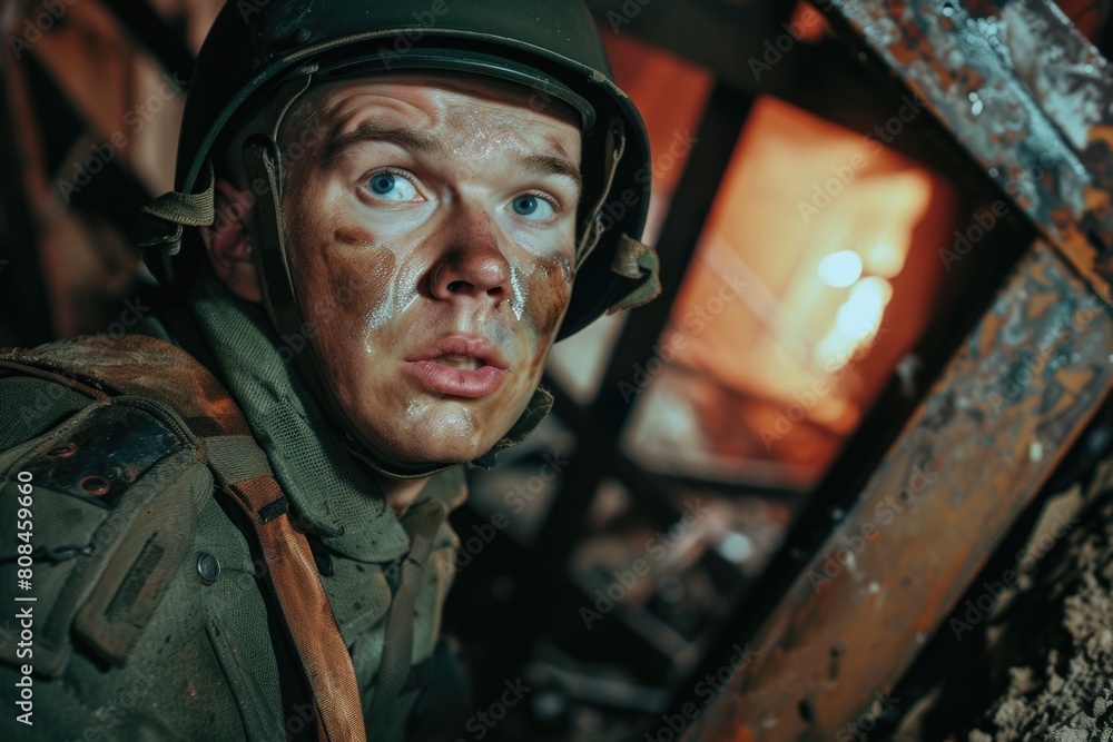 Poignant wartime portrait, sacrifice and bravery in a soldier's ...