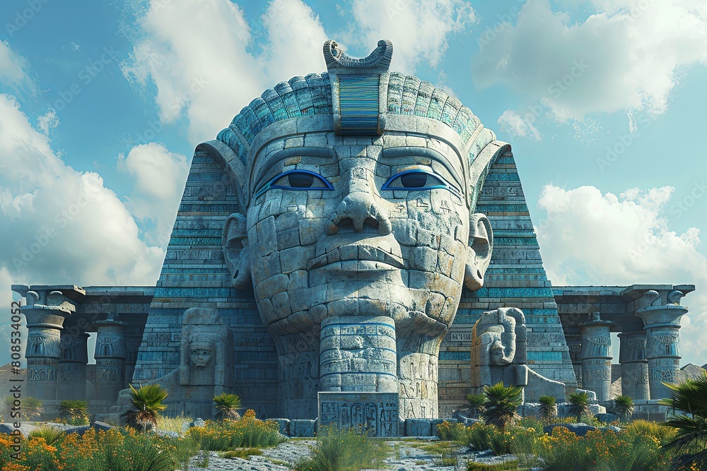 Pyramids of Power: Ancient Egyptian Architecture and Monuments Stock ...