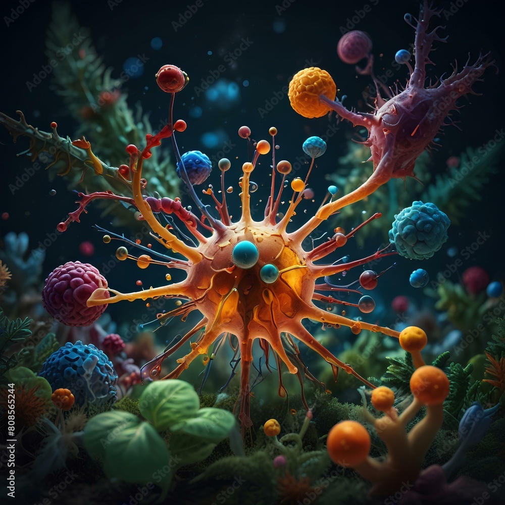 This is an illustration of a cell. The cell is the smallest unit of an ...
