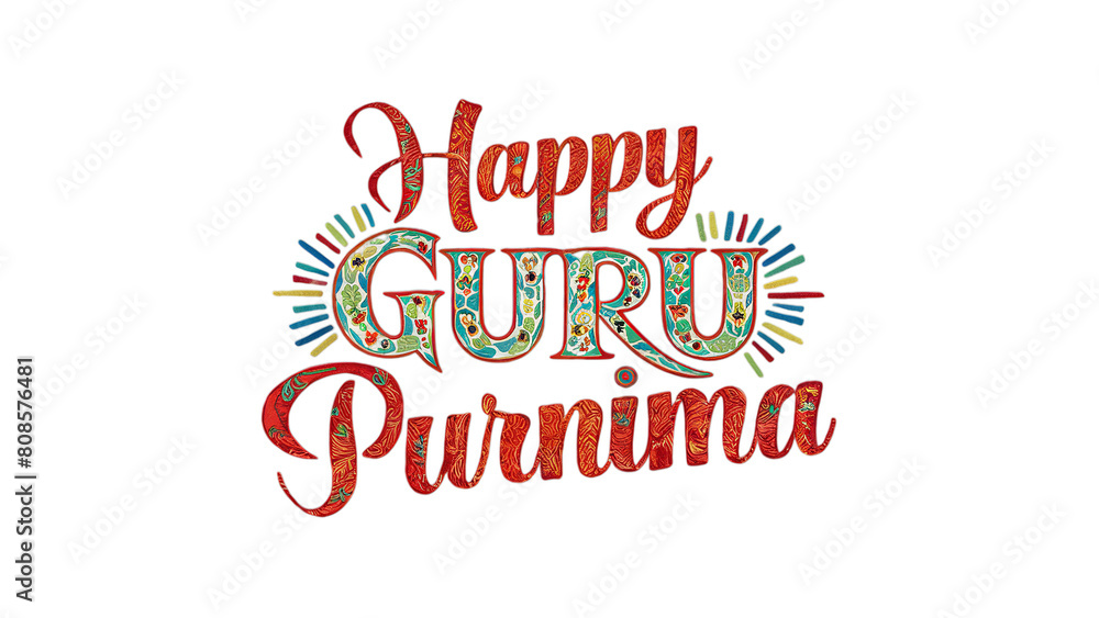 Happy Guru Purnima, Guru Poornima, Gurudev, Guruji, Creative text ...