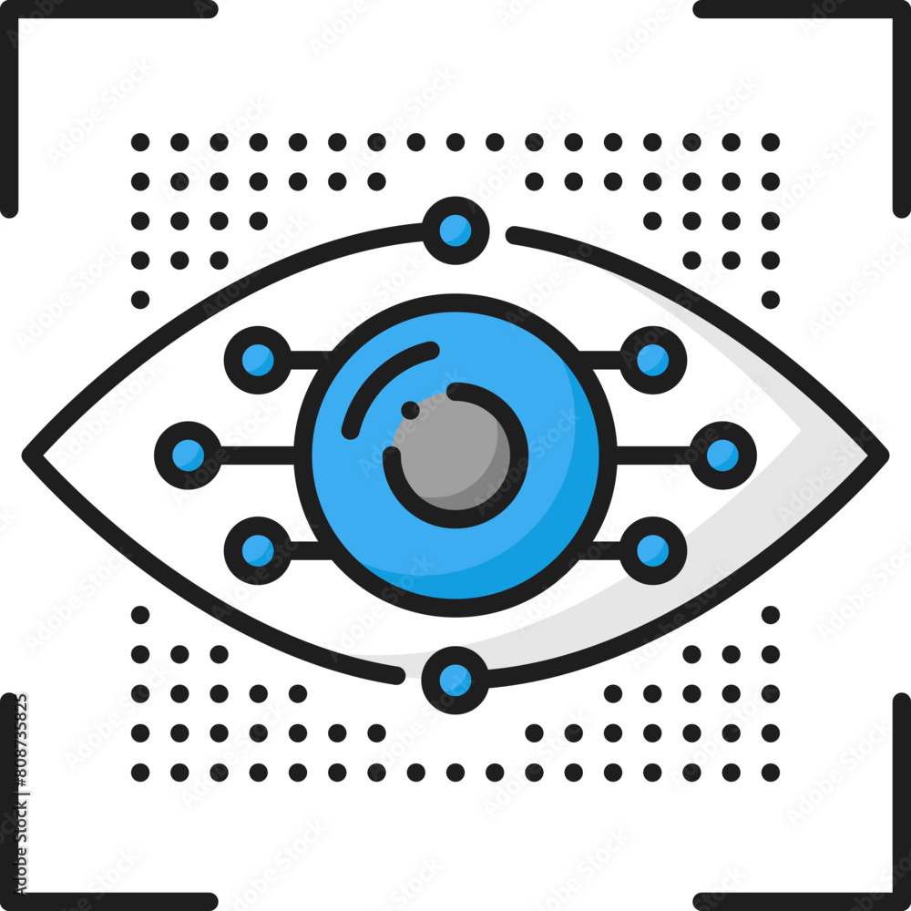 Machine learning and vision, AI algorithm, artificial intelligence ... Machine learning and vision, AI algorithm, artificial intelligence ...