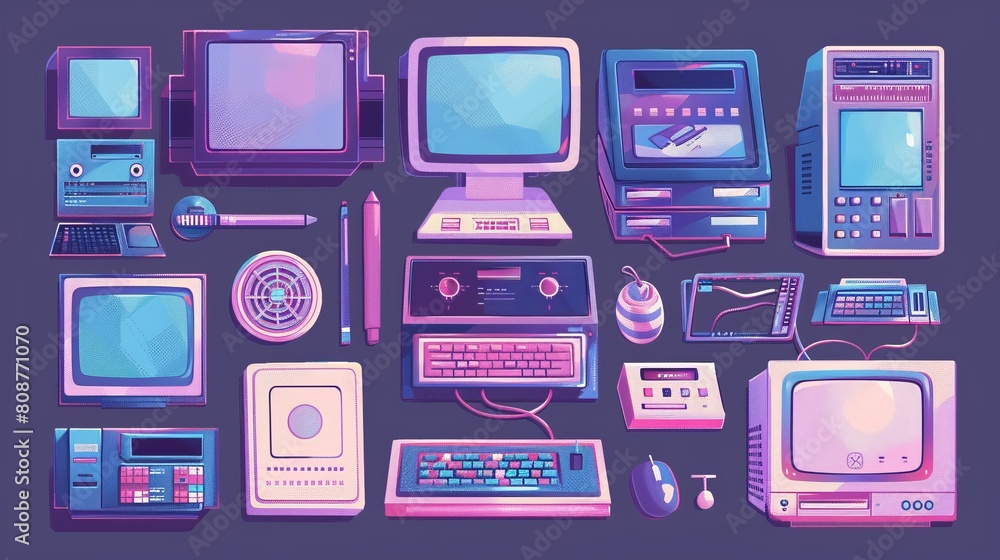 tepping into a nostalgic digital realm reminiscent of the 90s, where ...