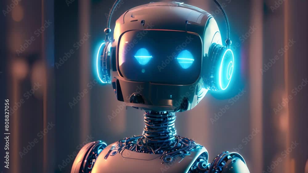 System Artificial intelligence Chat robot AI , Technology smart robot ...