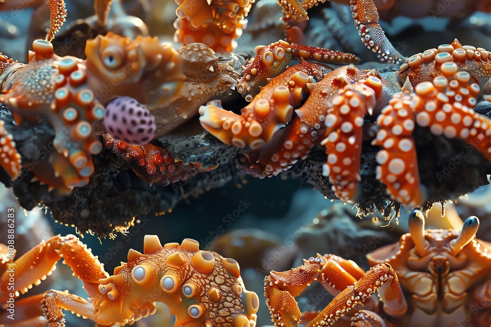 Imagine a hilarious underwater adventure of a clumsy crab trying to ...