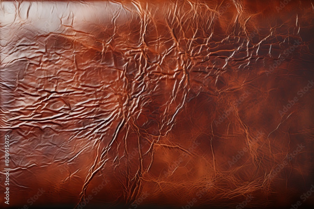 High-resolution image showcasing the rich details of aged leather ...