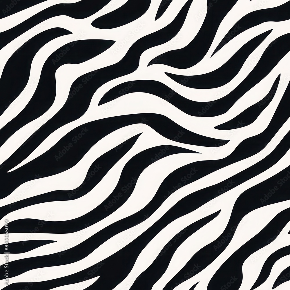black and white zebra fur pattern for seamless fabric design Stock ...