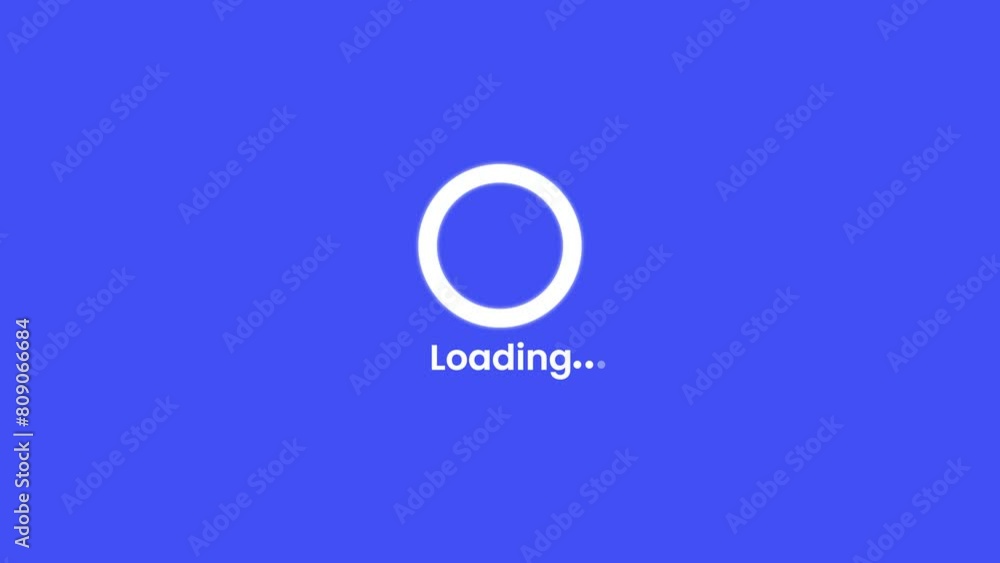 Circle loading bar icon, circle loading system, Loading Logo, simple logotype icon animation ...