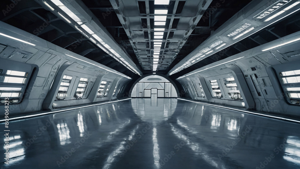 A secretive, vast underground research lab spans the size of a hangar ...
