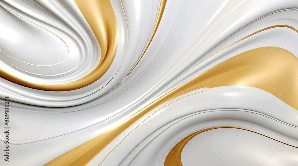 Golden wave design seamless wavy pattern silver abstract background ...
