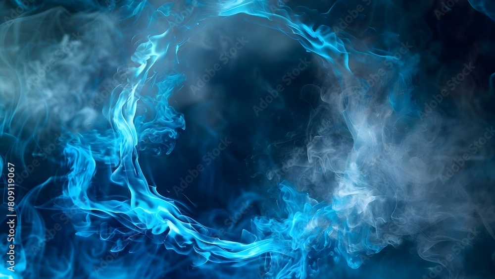 Symbolic Abstract Smoke Rings Representing Vaping or Smoking Realistic ...