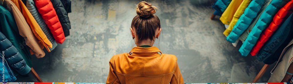 Fashion Stylist Curating Outfit Designs for High Profile Magazine ...