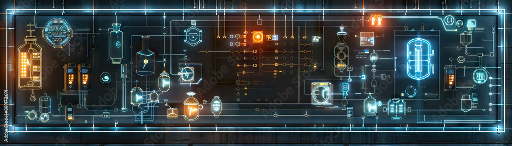 Chemical Engineer's Wall: Displaying chemical process diagrams ...