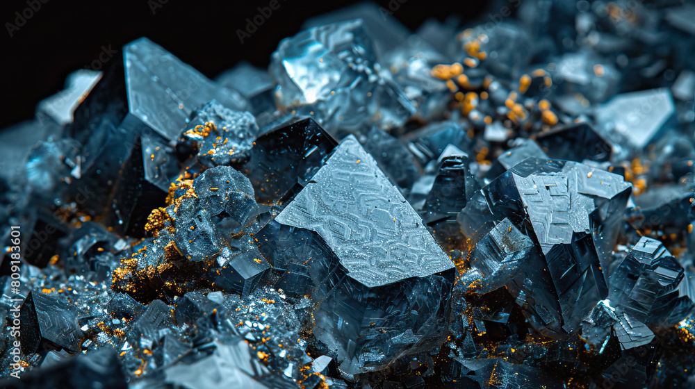 Studio macro very close-up shot, product photography, Ruthenium ...