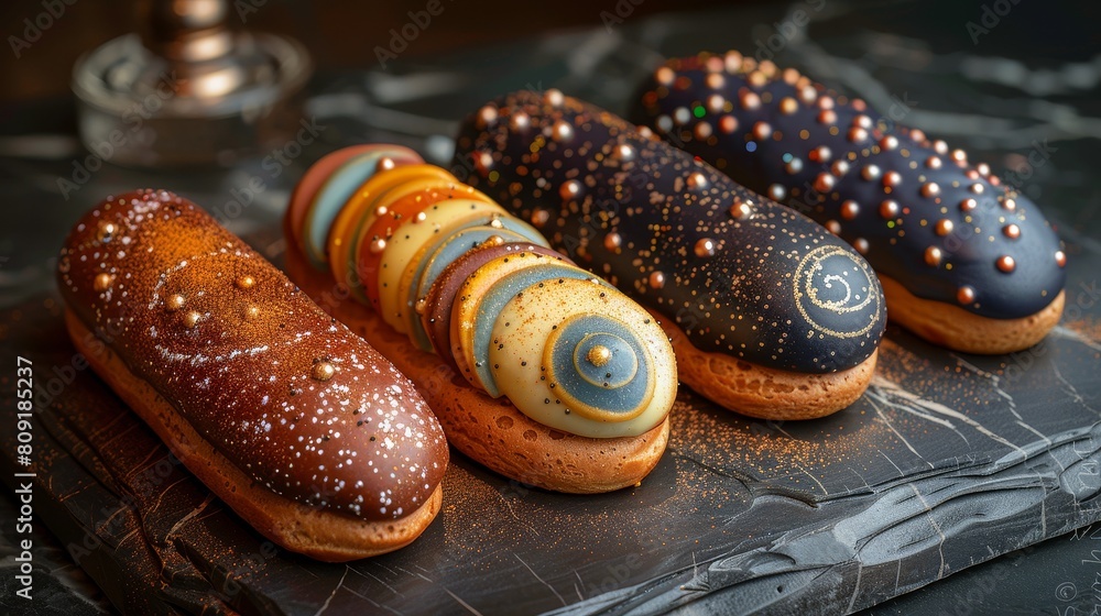 Modern eclairs reinvent classic eclairs with modern flavors like ...