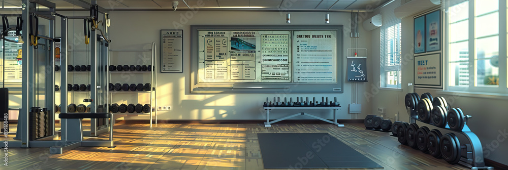 Fitness Trainer's Wall: Displaying motivational fitness quotes ...